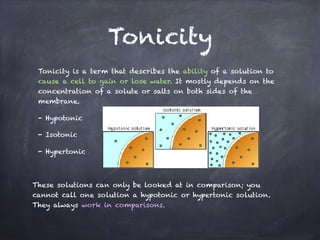 Biology - Osmosis and Tonicity | PPT