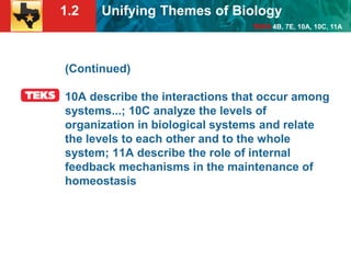 bio chapter 1.2.ppt | Biological Sciences | Science