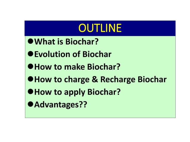 Biochar by Bibek Dev | PPTX