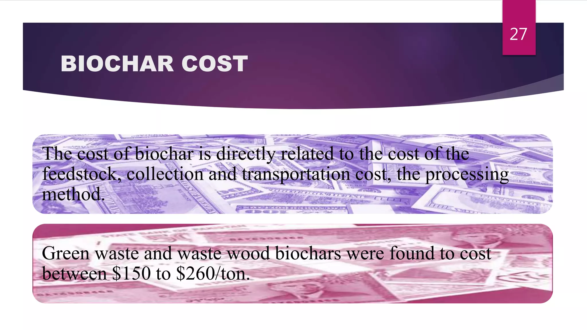 Biochar as Soil Conditioner | PPTX
