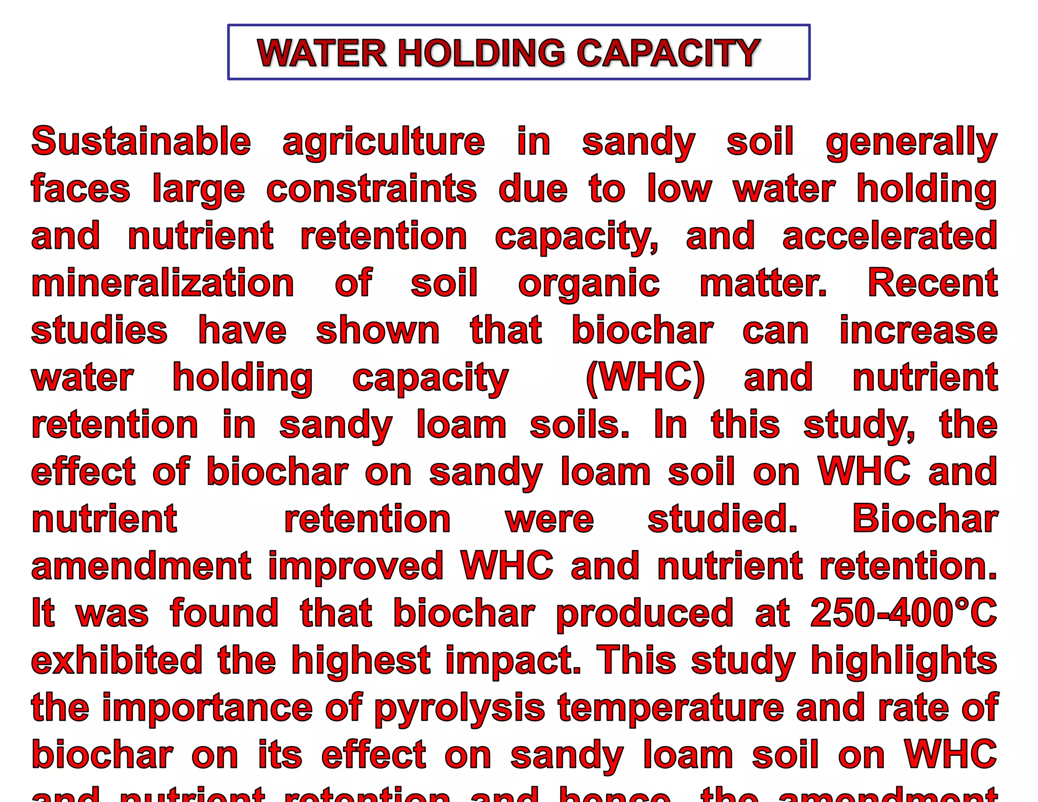 Biochar preparation and effect of biochars on corn growth, yield ...