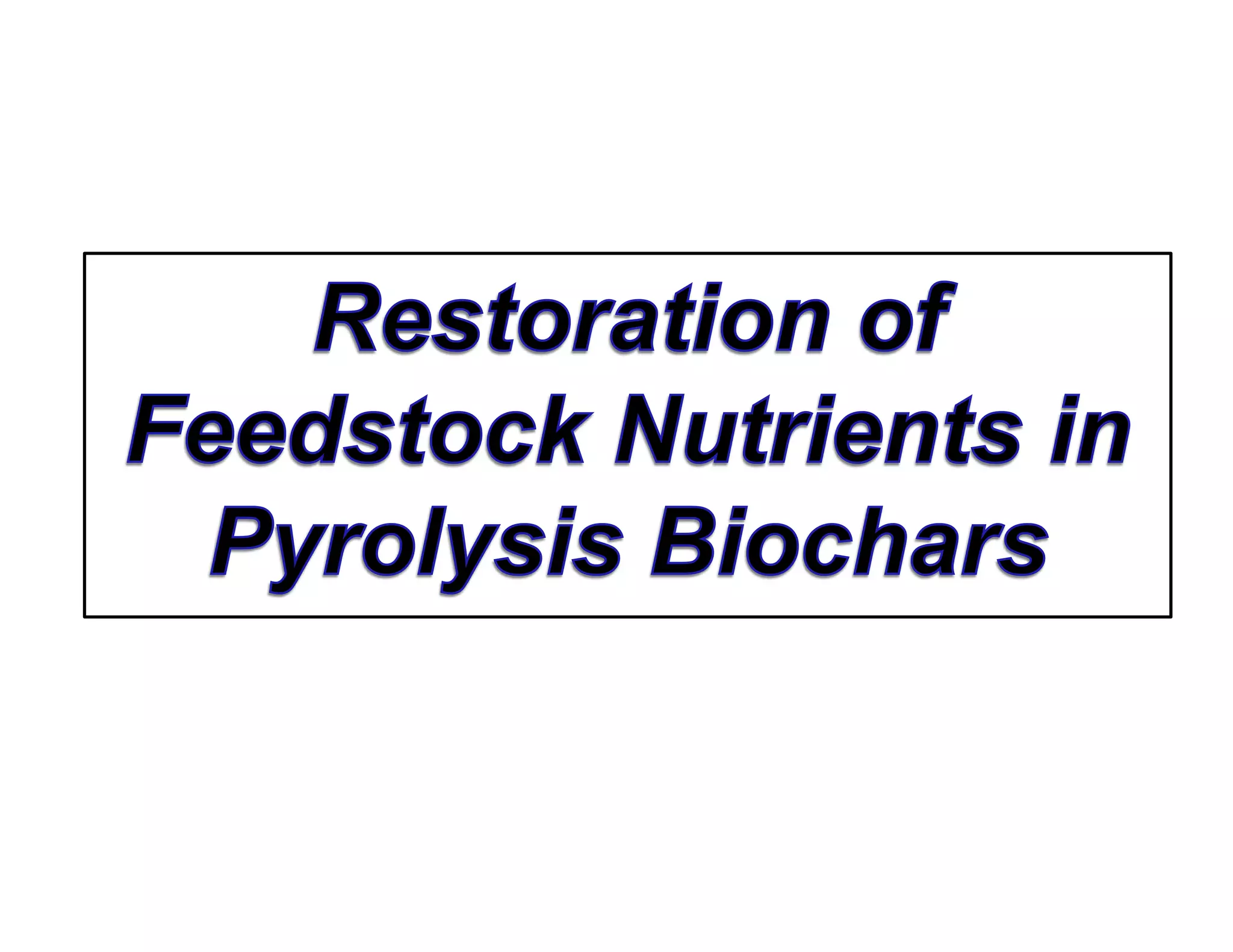 Biochar preparation and effect of biochars on corn growth, yield ...