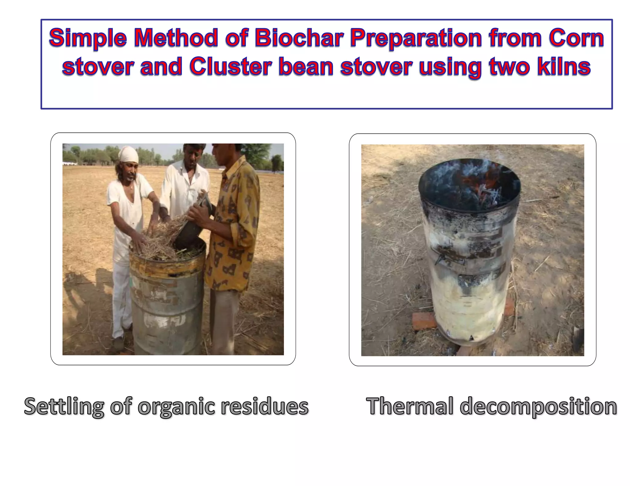Biochar preparation and effect of biochars on corn growth, yield ...