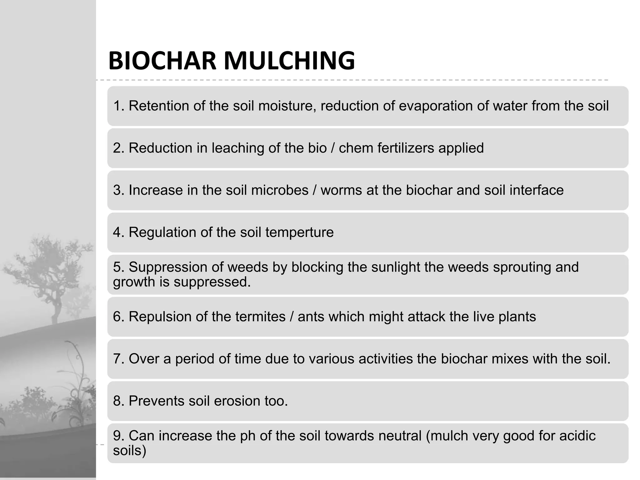 Biochar production and uses dr. reddy | PPTX