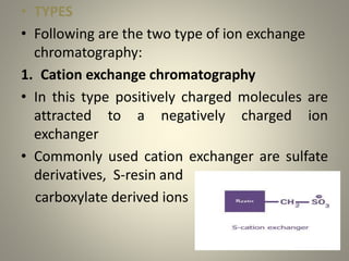 Ion Exchange Chromatography | PPT