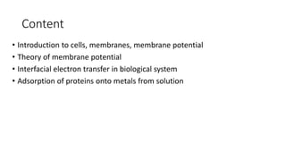 Biochemistry/Membrane potential | PPTX