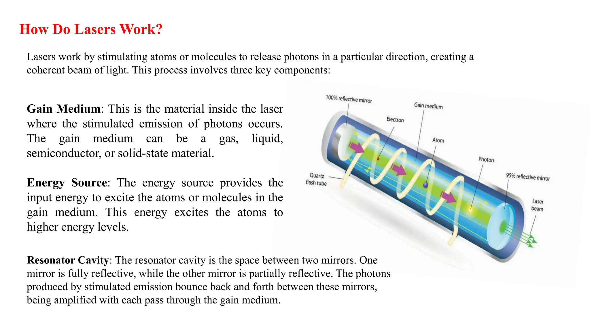 Lamp & Laser as a Source of Light, Detectors, photomultiplier tube ...