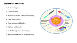 Lamp & Laser as a Source of Light, Detectors, photomultiplier tube ...