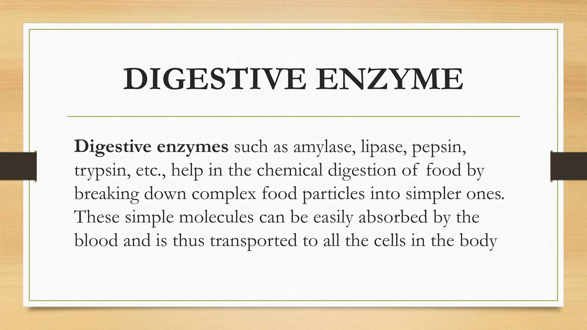 Biochemistry Enzymes Short Presentations | PPT