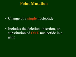 Biochem mutations | PPT