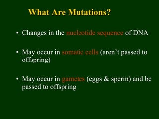Biochem mutations | PPT