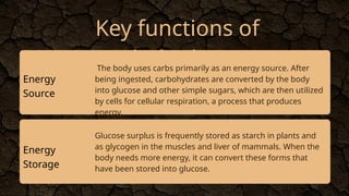 BIOCHEM-REPORTCARBOHYDRATES.pptx in biochemistry | PPTX