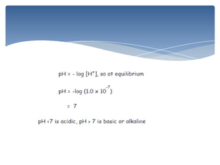 Water- Biochemistry | PPTX