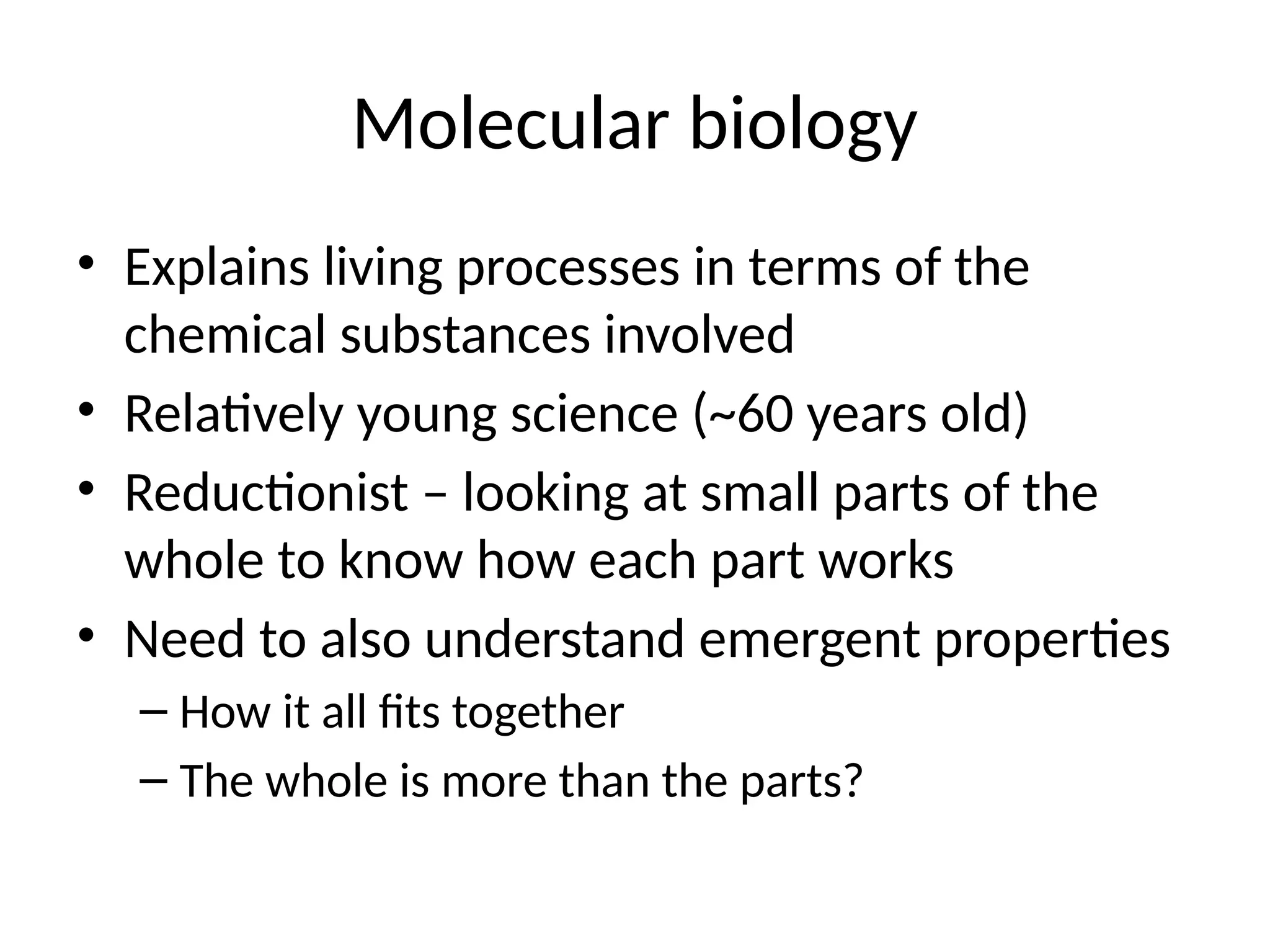 biochem IB unit 1 - basic definitions and scope | PPTX