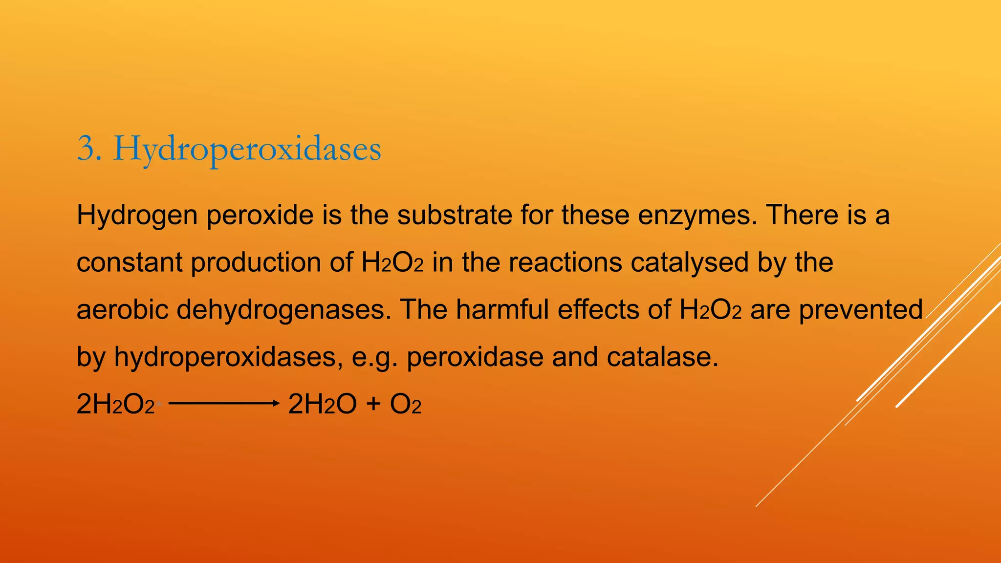 Enzymes in biological oxidation Biochem | PPTX