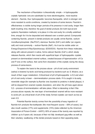 FLUORIDATION BASIS AND ITS EFFECT ON ENAMEL | PDF