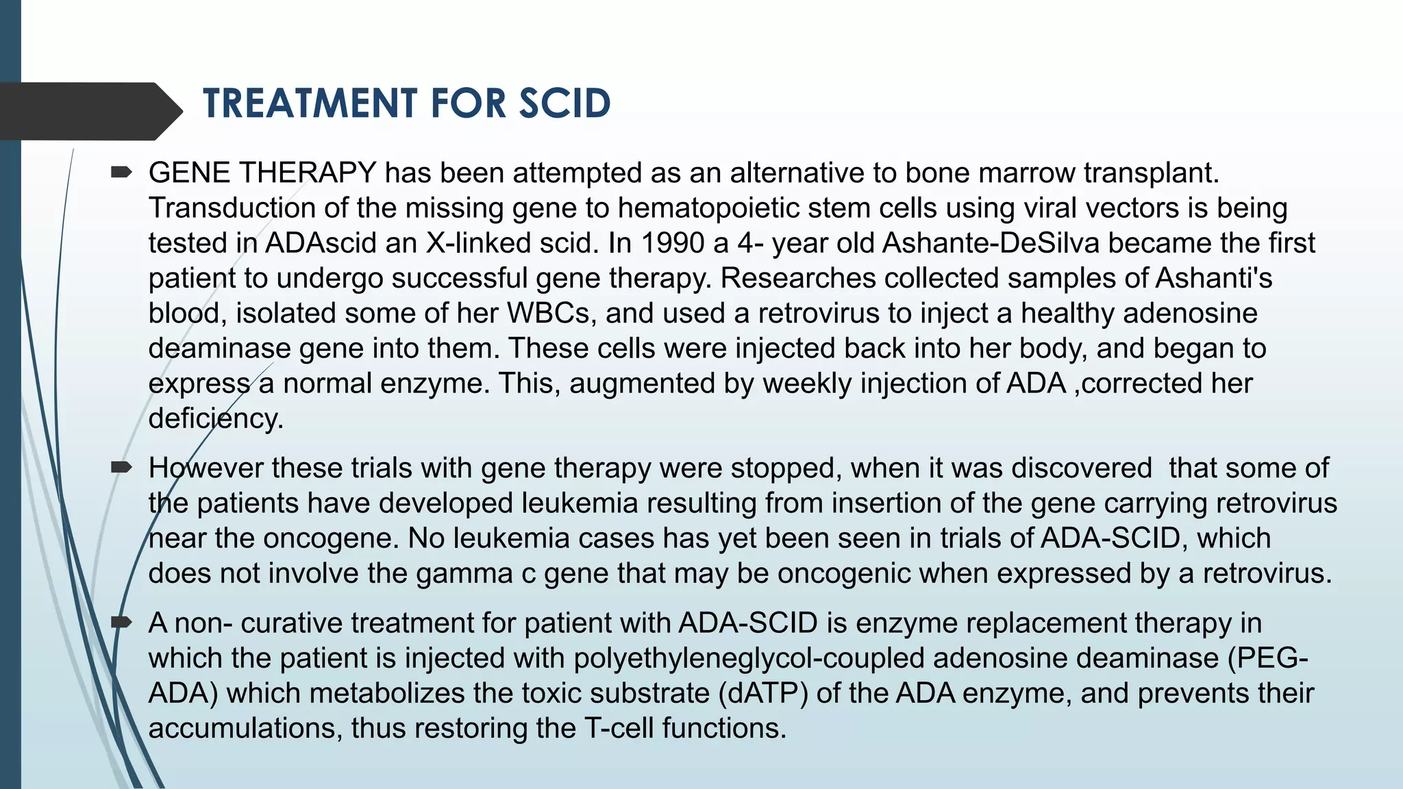 severe combined immunodeficiency syndrome | PPTX