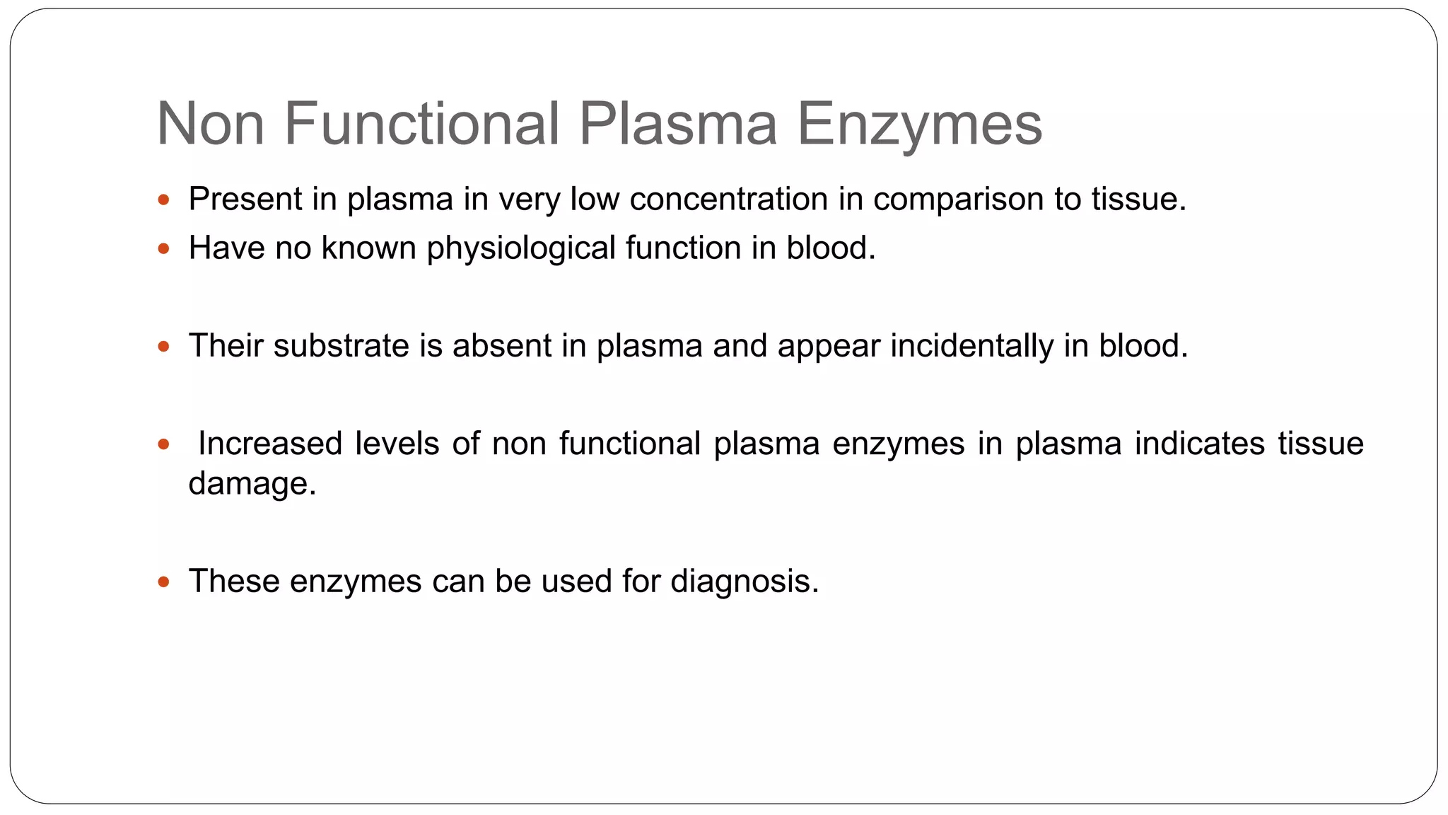 Diagnostic Application of enzyme ppt | PPTX