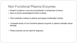 Diagnostic Application of enzyme ppt | PPTX