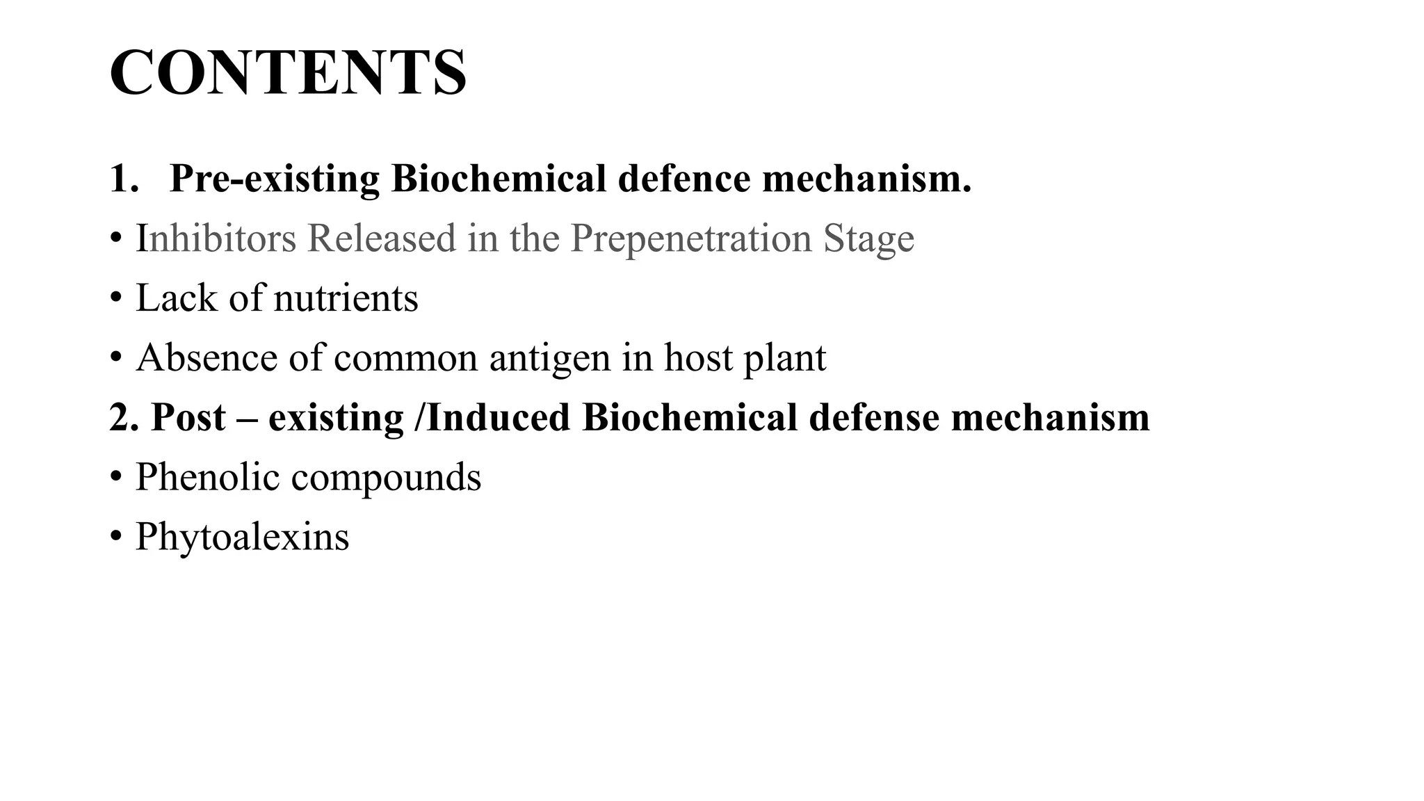 Biochemical defence mechanism of plants | PPTX