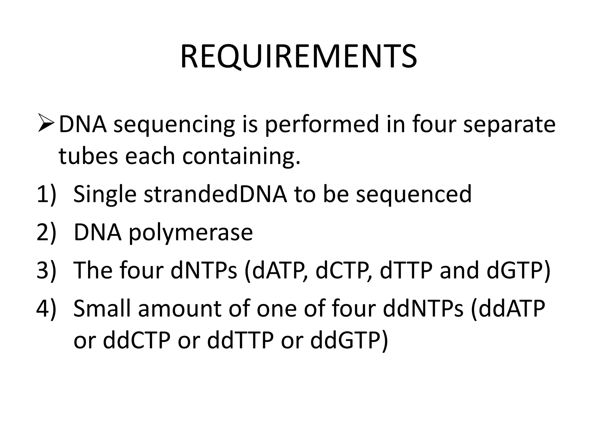 DNA TERMINATION METHOD | PPTX
