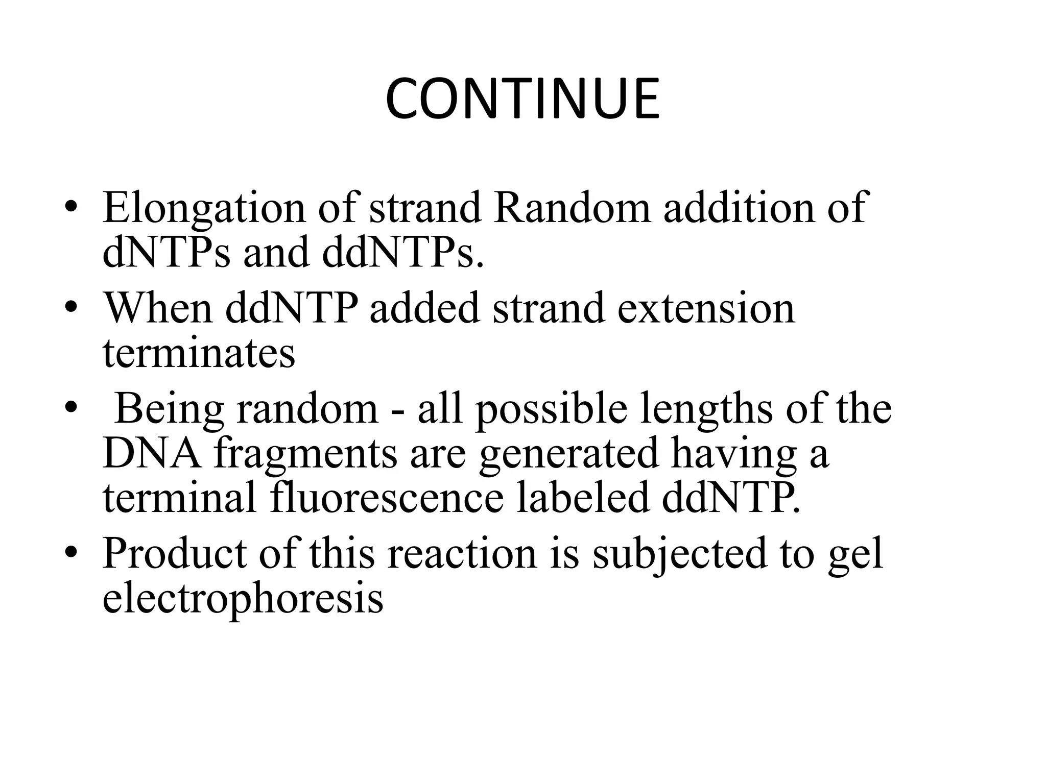 DNA TERMINATION METHOD | PPTX