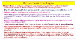 Biochemical and clinical aspects of collagen | PDF