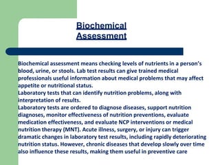 Biochemical and clinical Nutrition Assessment.pptx