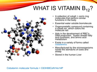 Biochemical Aspects of Vitamin B12 Deficiency - Vitaminquick | PPT