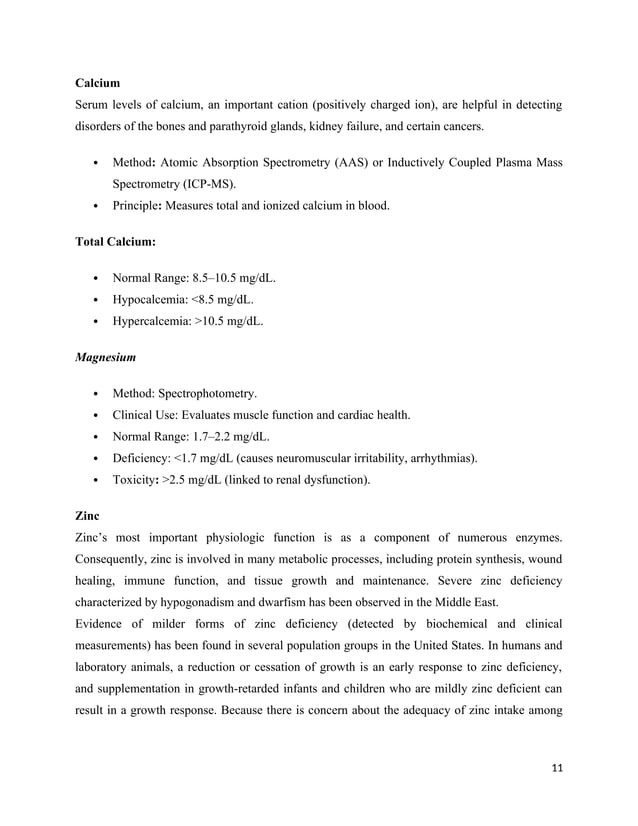 Biochemical assesment of nutritional status docx | PDF
