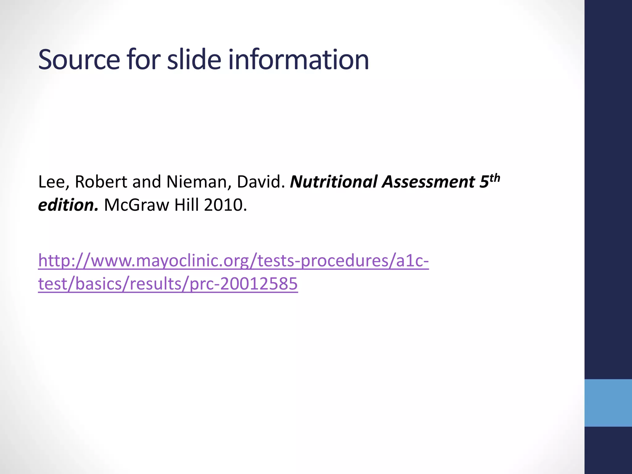 Biochemical Assessment PowerPoint | PPTX