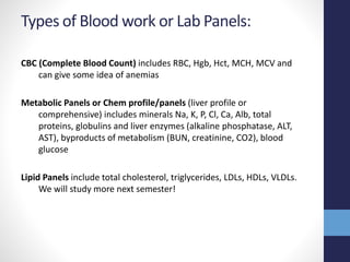 Biochemical Assessment PowerPoint | PPTX