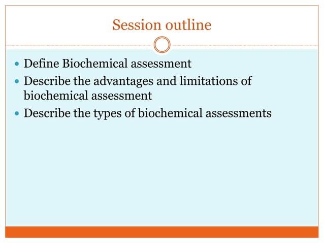 Biochemical Assessment.presentation slidesharept | PPT | Blood ...