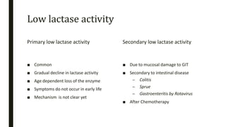 Biochemical basis of Gastrointestinal tract disorders | PPTX