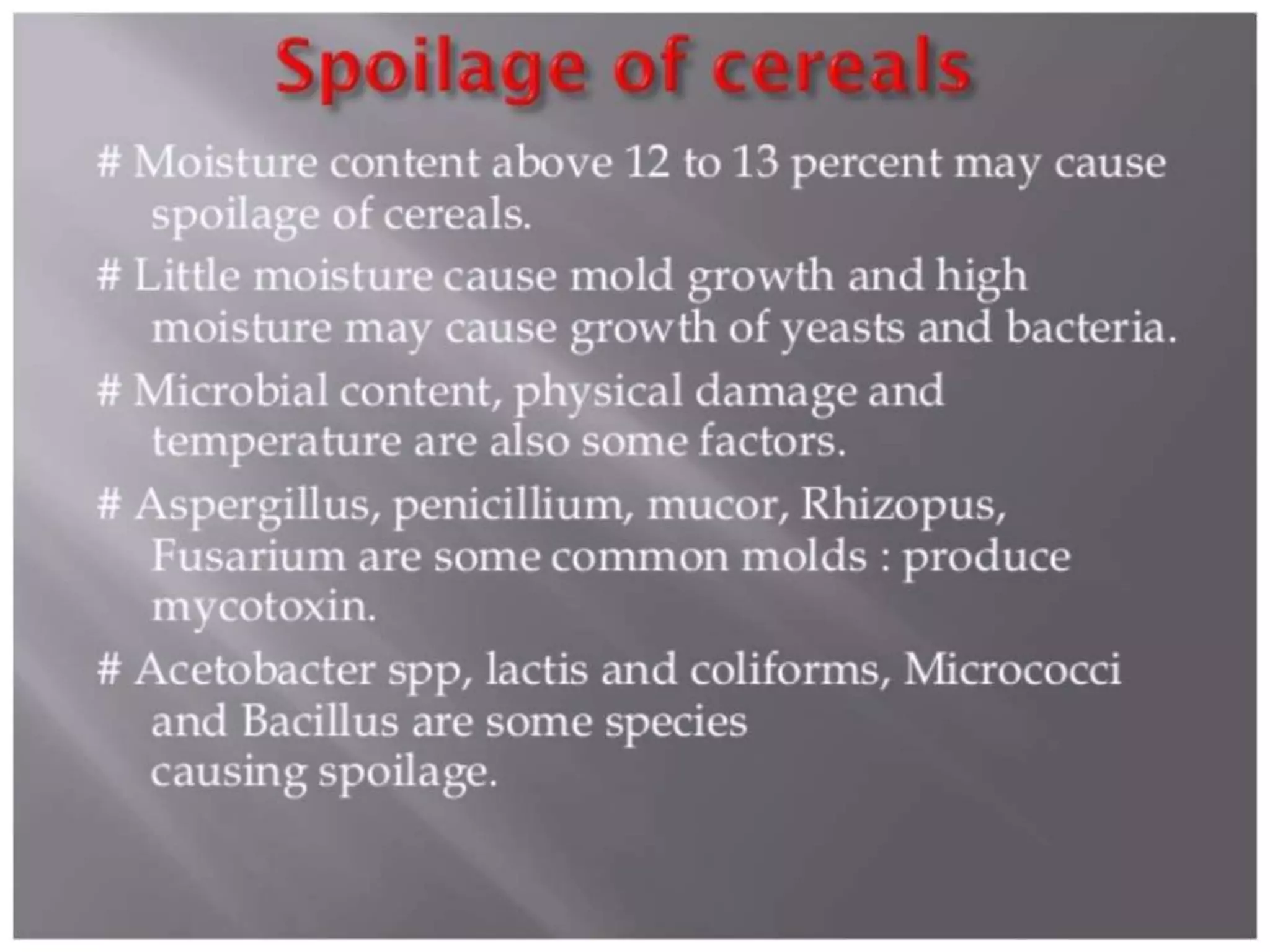 Biochemical changes in food grains | PPTX