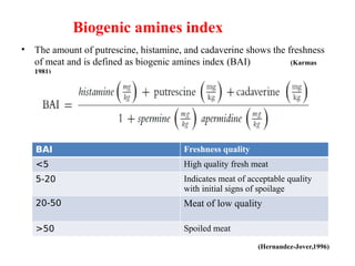 Biochemical changes as determinants for evaluating meat quality during ...