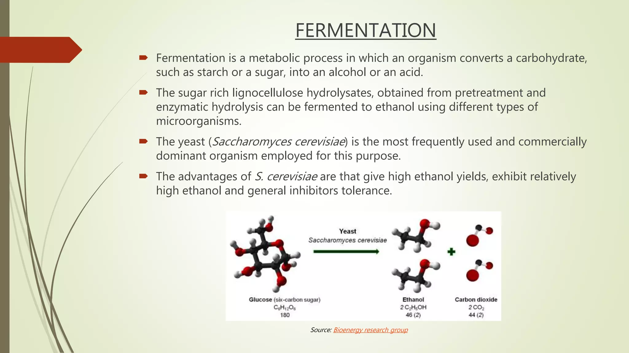 Biochemical conversion process of biomass | PPTX