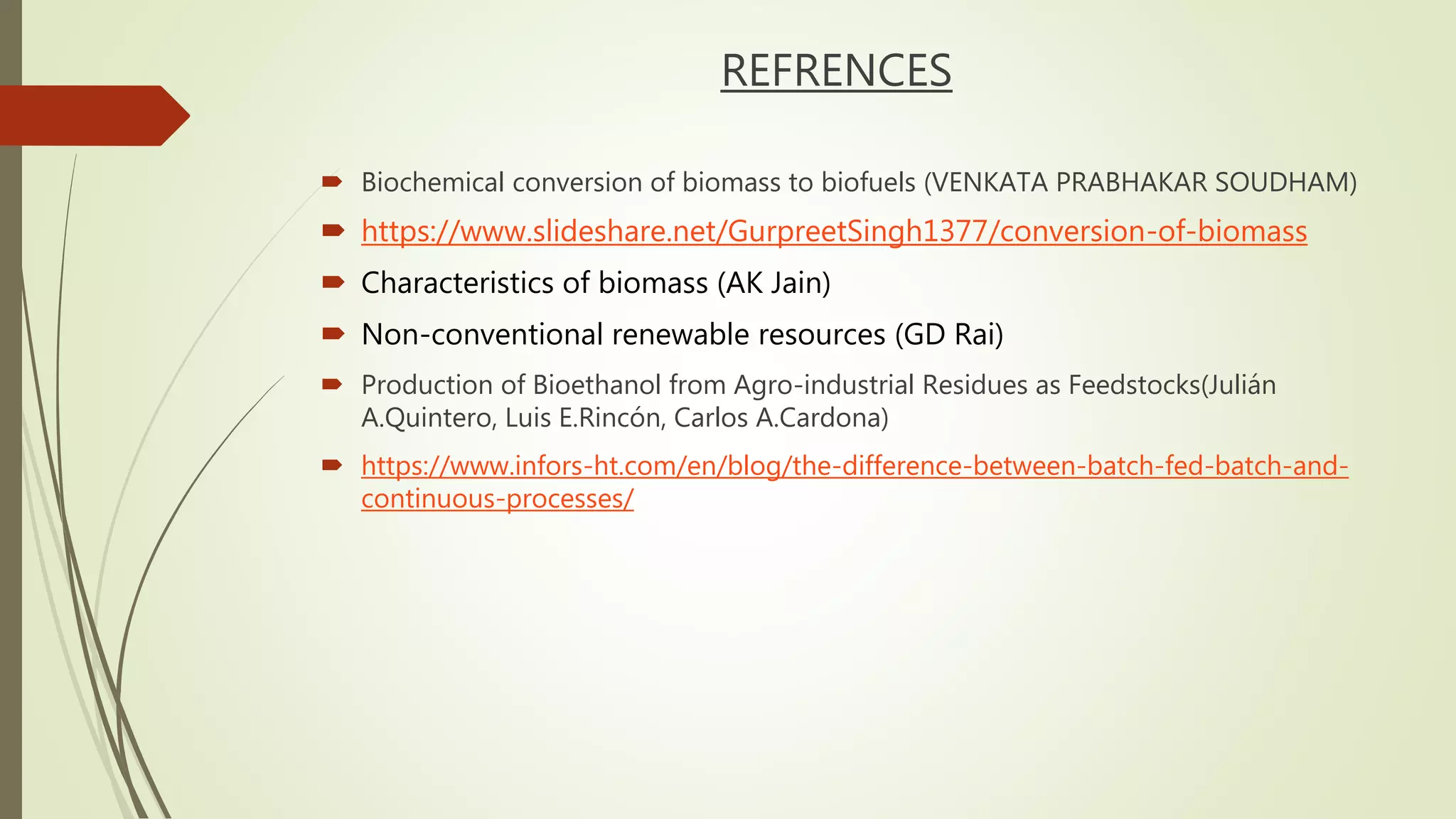 Biochemical conversion process of biomass | PPTX