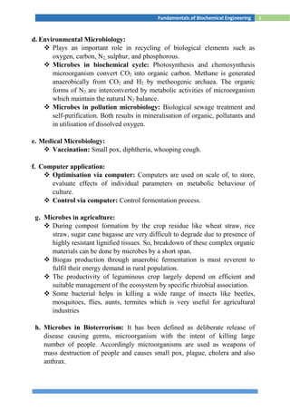 Bio chemical engg notes | PDF