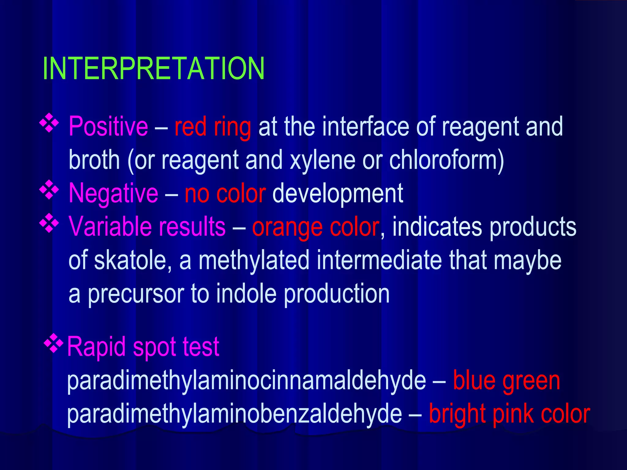 Biochemical identification of bacteria | PPT