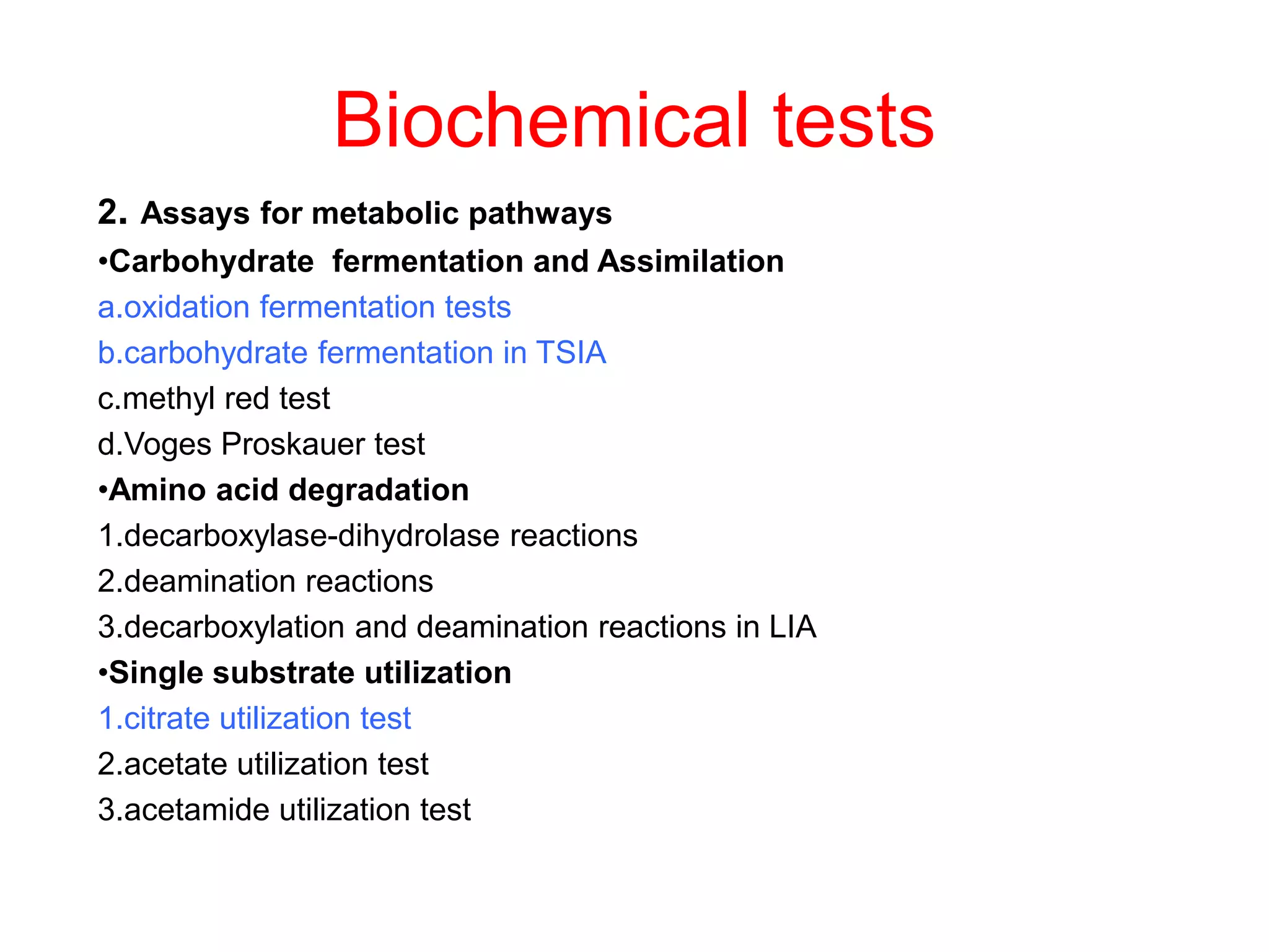 Biochemical Identification of bacteria 2023 sk.ppt | Blood Disorders ...