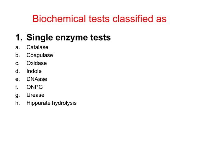 Biochemical Identification of bacteria 2023 sk.ppt | Blood Disorders ...
