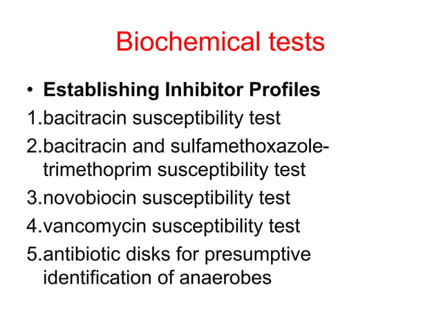 Biochemical Identification of bacteria 2023 sk.ppt | Blood Disorders ...