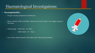 BIOCHEMICAL INVESTIGATIONS.pptx