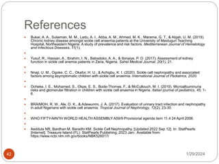 Biochemical investigations and management of sickle cell nephropathy.pptx