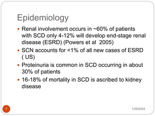 Biochemical investigations and management of sickle cell nephropathy.pptx