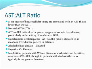 Biochemical markers in diagnosis of Liver DIsease | PPT | Blood ...