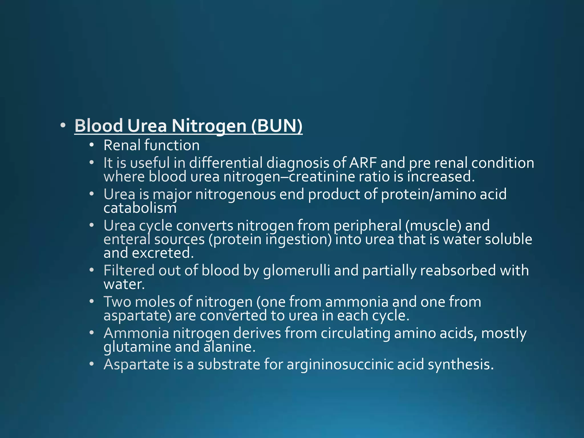 Biochemical markers in diagnosis of kidney disease | PPTX