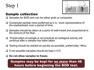 Biochemical oxygen demand | PPTX
