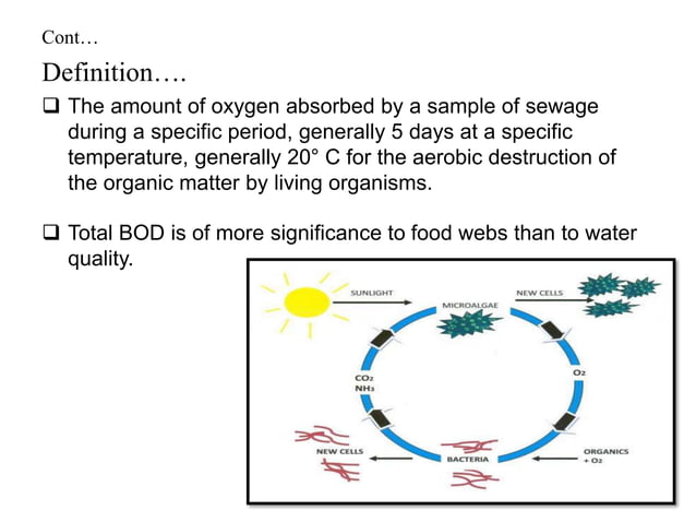 Biochemical oxygen demand | PPT
